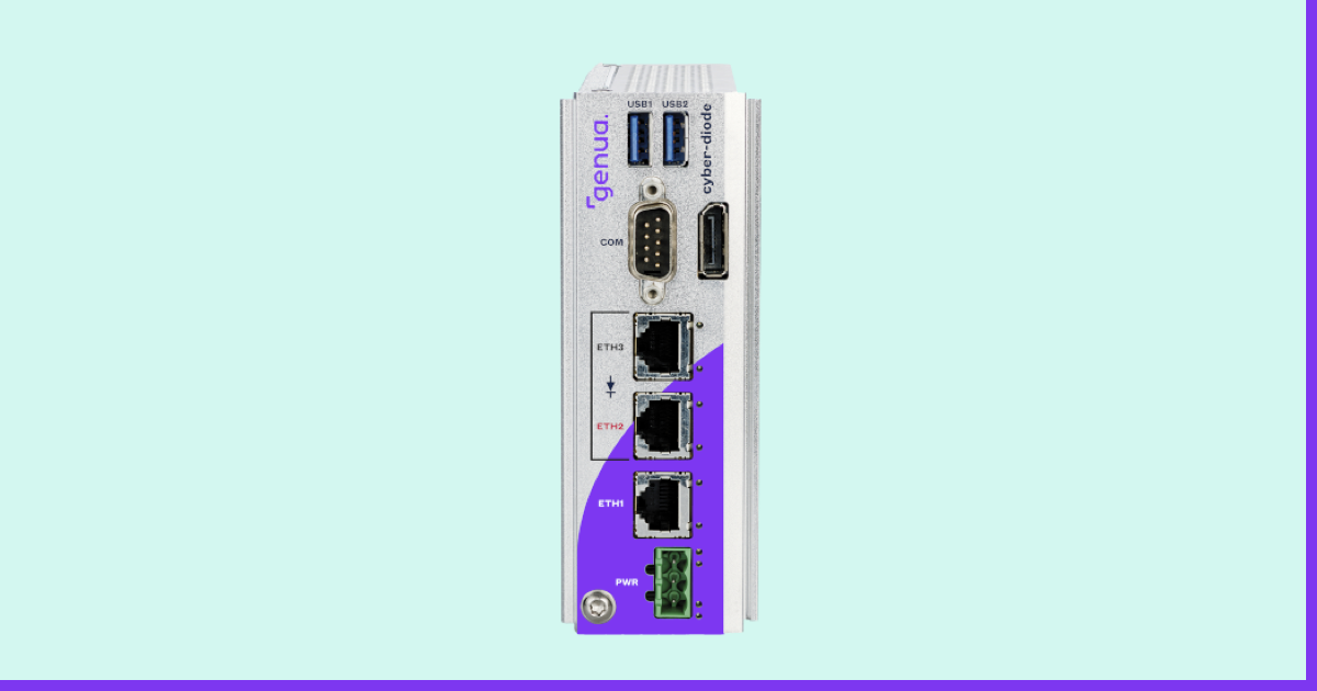 Datendiode cyber-diode: Hochsicheres Industrial Monitoring